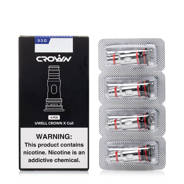 Uwell Crown X Replacement Coils (4-Pack) - ALIVAPE